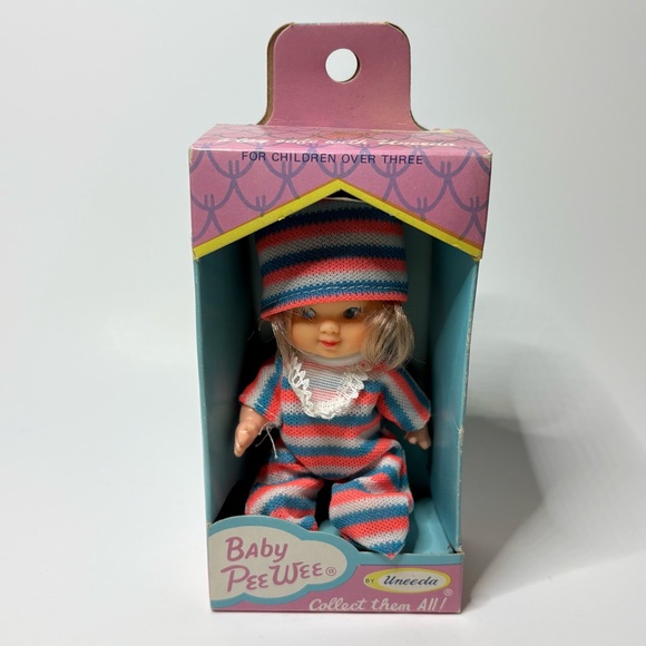 Toys | Vintage Baby Pee Wee By Uneeda Sealed In Box Doll Toy Moveable ...